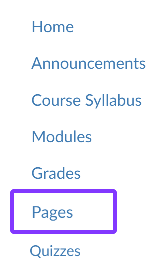 Select a Front Page for Your Canvas Course – Instructor Knowledge Base